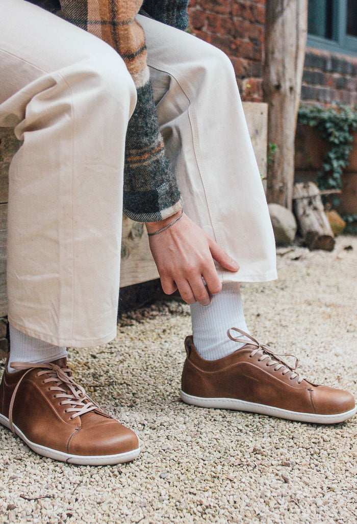 The Mellor II Sneaker - Horween Natural Leather