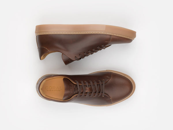 The Mellor II Sneaker - Horween Dark Brown Leather (Womens)